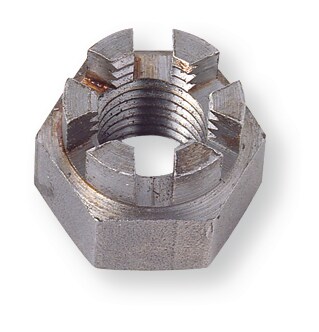 Ecrou hexagonal à créneaux forme haute - M20 à M30, DIN 935-1, Acier, 8 ...